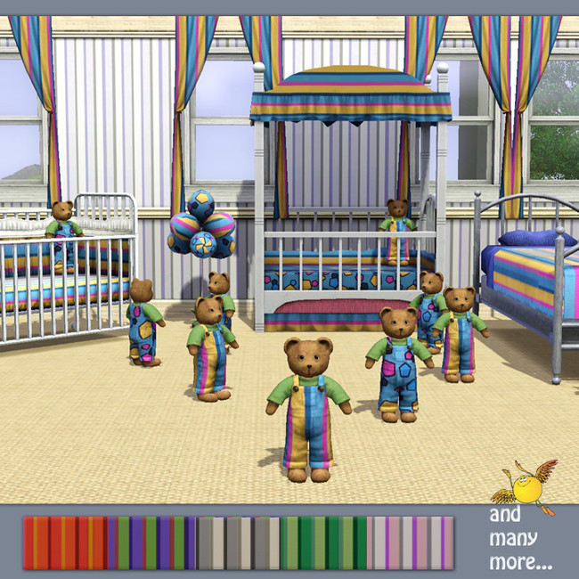 The Sims Resource - kids stripes