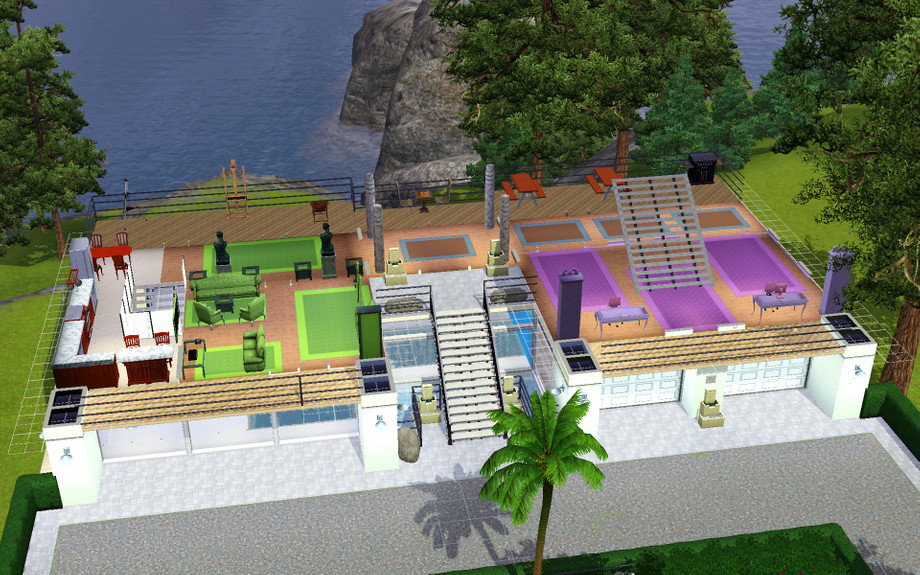 The Sims Resource - The Modern Cliffvilla