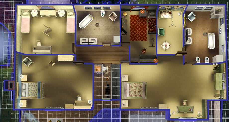 The Sims Resource | Gregory - Traditional 4BR Home