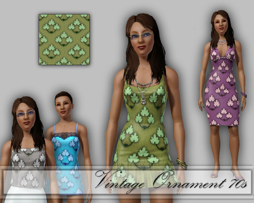 The Sims Resource | CD_Vintage Ornament 1970