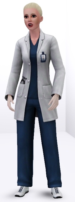The Sims Resource | Doctor Coat Improved Shape