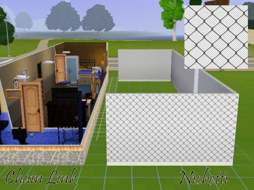 The Sims Resource - Chain Link Fence