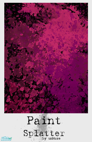 The Sims Resource - Paint Splatter 01
