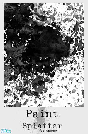 The Sims Resource - Paint Splatter 04