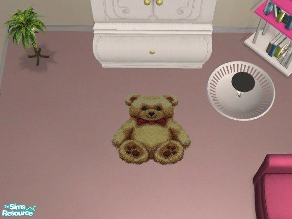 The Sims Resource - Mc Teddy Bear Rug 001