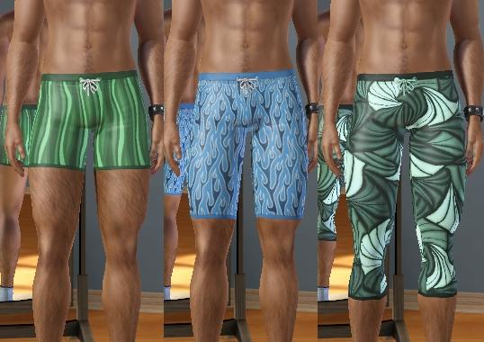 The Sims Resource | 3in1 Shorts - 3 different lenght