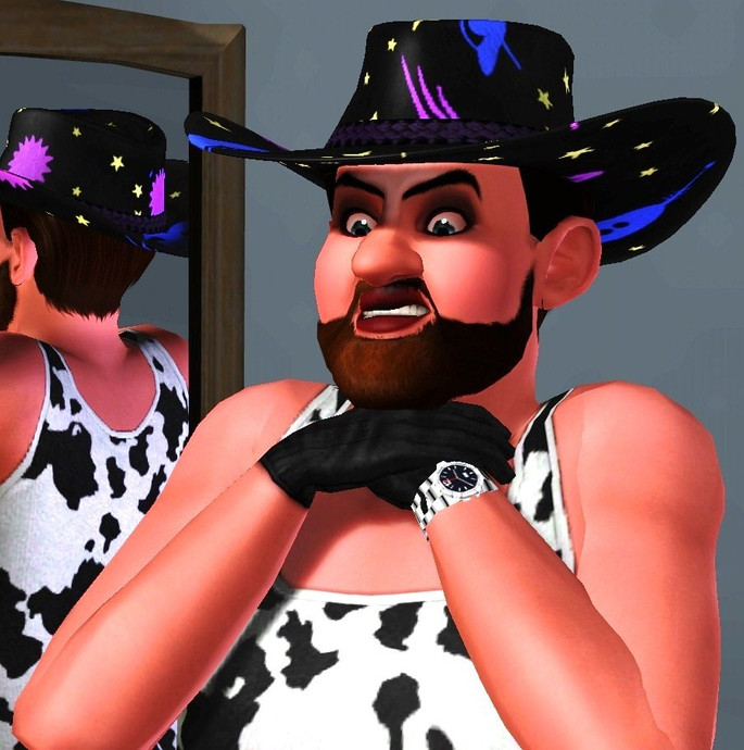 The Sims Resource | Crazy Beardy Billy-Bob