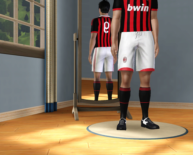 The Sims Resource - Socks A.C.Milan Male