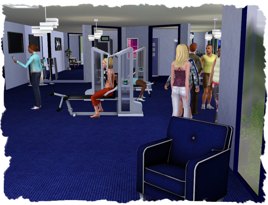 The Sims Resource | 24 Hour Sim Fitness Center