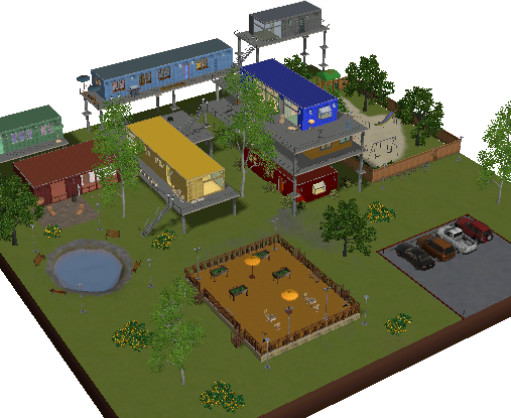 The Sims Resource | Redneck Luxury Condos