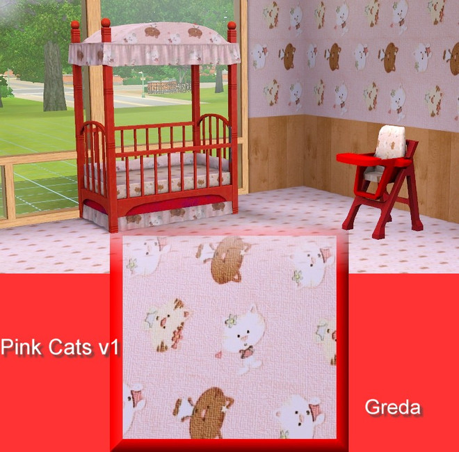 The Sims Resource - Pink Cats v1