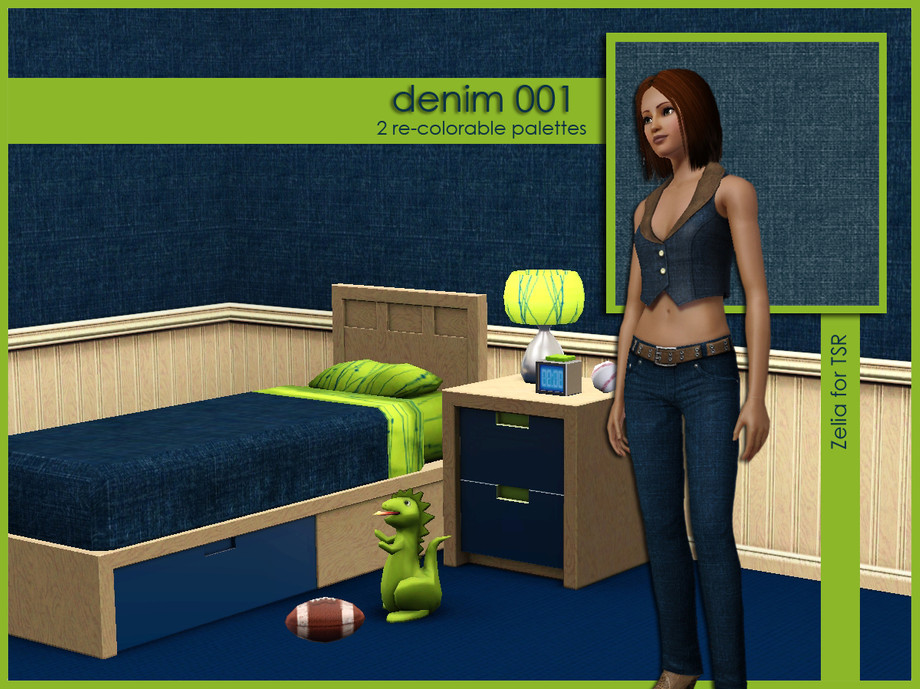 The Sims Resource | Denim 001 by Zelia