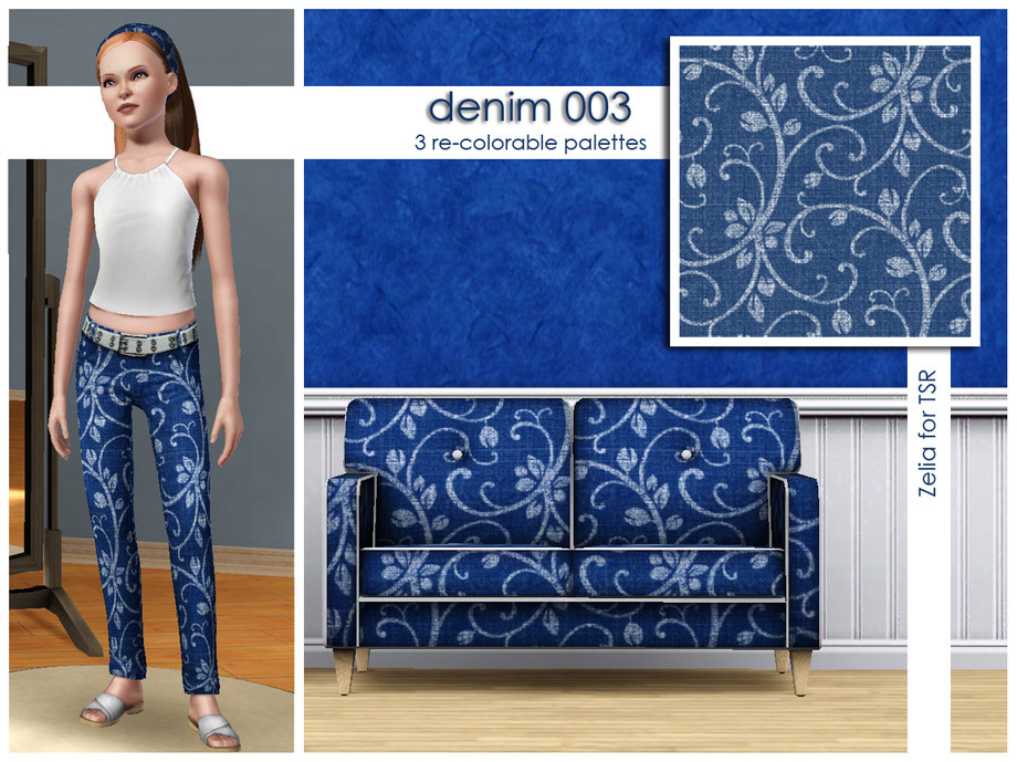 The Sims Resource - Denim 003 by Zelia
