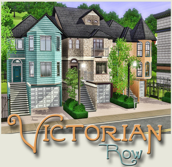 The Sims Resource - Victorian Row