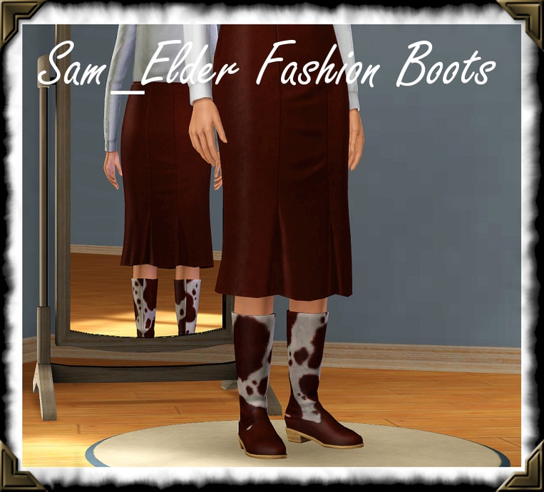 The Sims Resource | Sam_Elder Fashion Boots