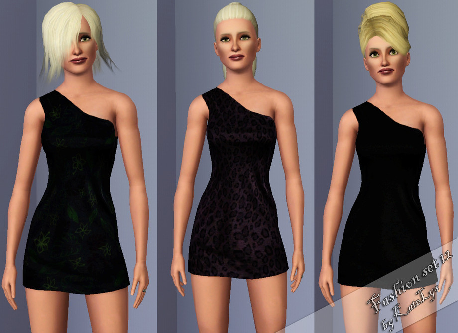 The Sims Resource | Fashion set 12 - Toga dress