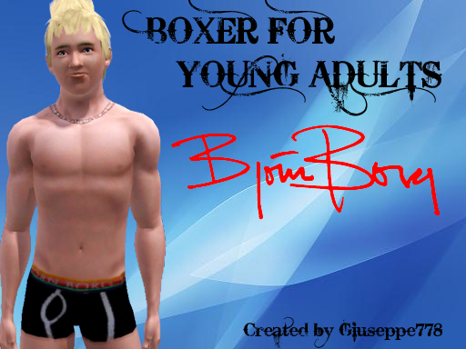 The Sims Resource | Boxer for young adults Bjorn Borg