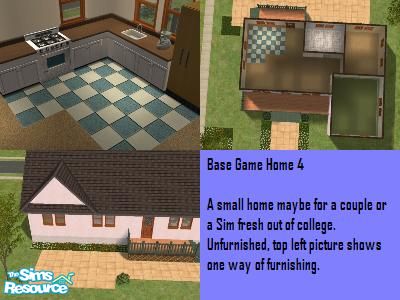 The Sims Resource | Base Game Home 4