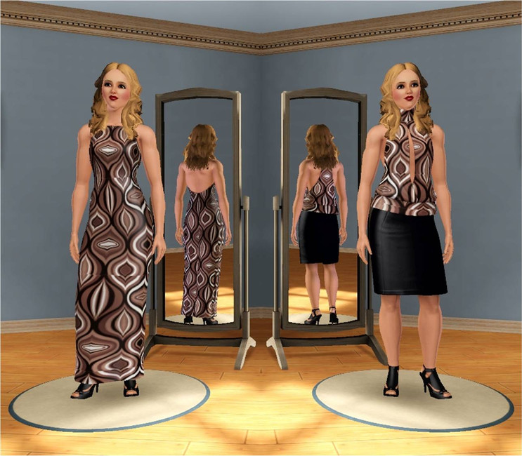 The Sims Resource - retro pattern