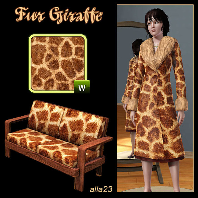 The Sims Resource - Fur Giraffe