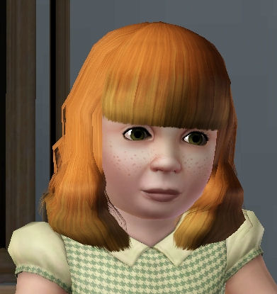 The Sims Resource | CountryToddlerFemaleHairRed
