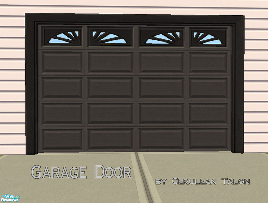 The Sims Resource - Garage Doors - Charcoal