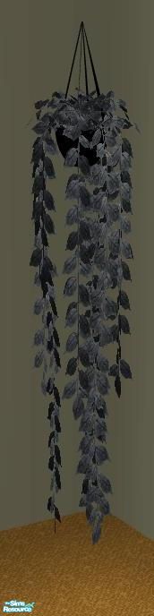 The Sims Resource | Lucca Hanging Plant Recolor......Black
