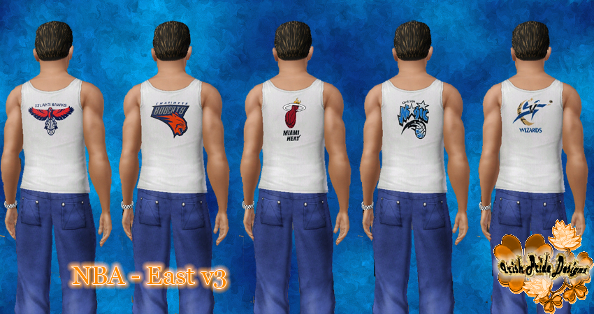 The Sims Resource | NBA East Jerseys - v3