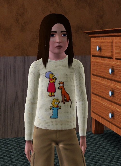 The Sims Resource - childshirt_simpsons