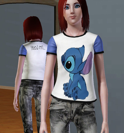 The Sims Resource | Stitch Shirt