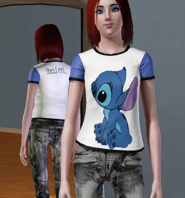 The Sims Resource | Stitch Shirt