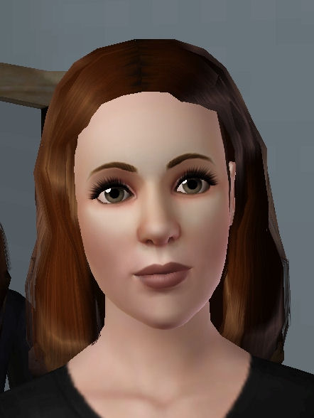 The Sims Resource | CountryFemaleHairNOBangs_DefaultBrown