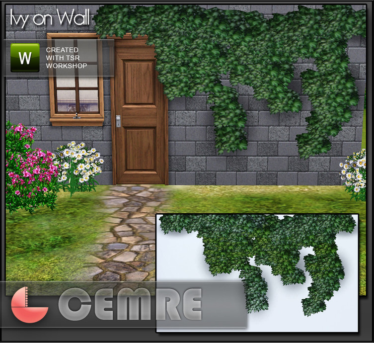 The Sims Resource | Gardening is Fun Set Ivy on Wall