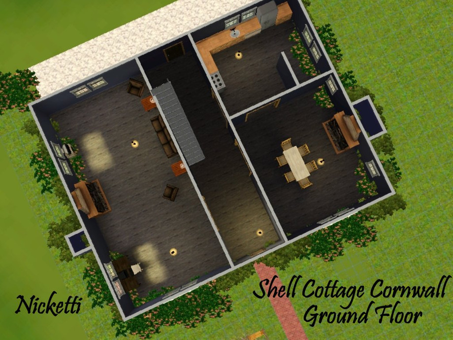 The Sims Resource | Shell Cottage Cornwall