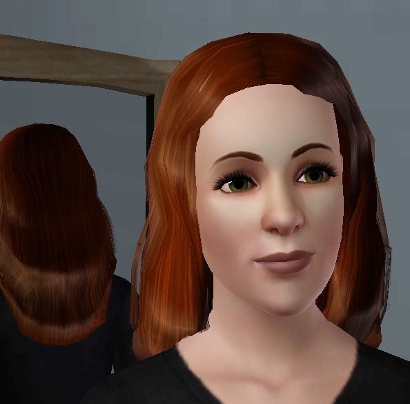 The Sims Resource | CountryFemaleHairNOBangs_Roux
