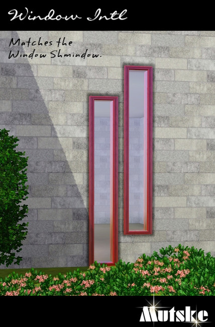 The Sims Resource - Window Intl 1x1 Double Large