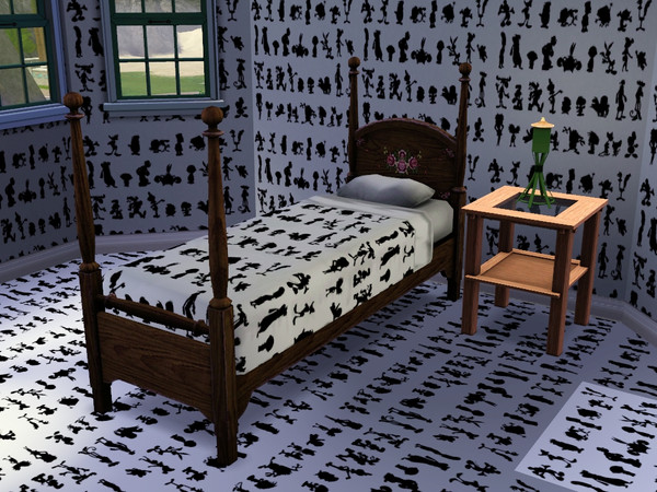 The Sims Resource | cartoon silhouettes pattern