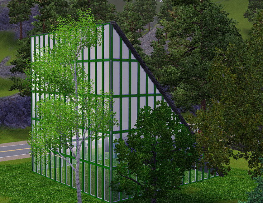 The Sims Resource - Alpine Roofline 45-degree Windows