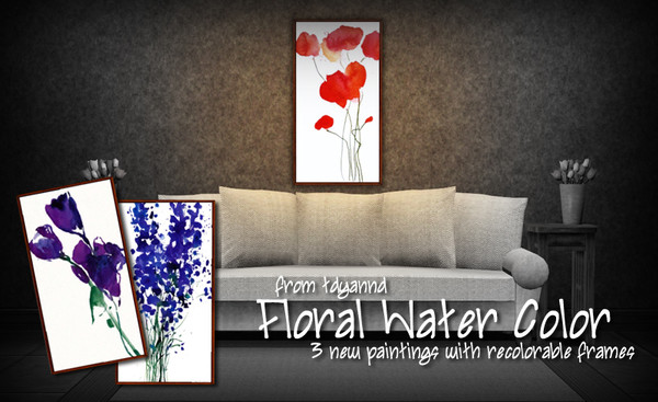 The Sims Resource | Watercolor Painting Set