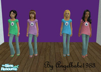 The Sims Resource - Jeans and Tops