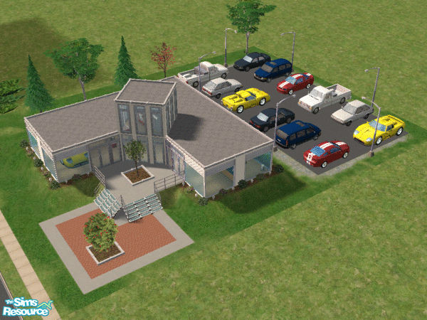 The Sims Resource | Sim Motors - Car Dealership