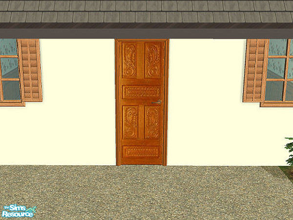 The Sims Resource | Decorative Door 3