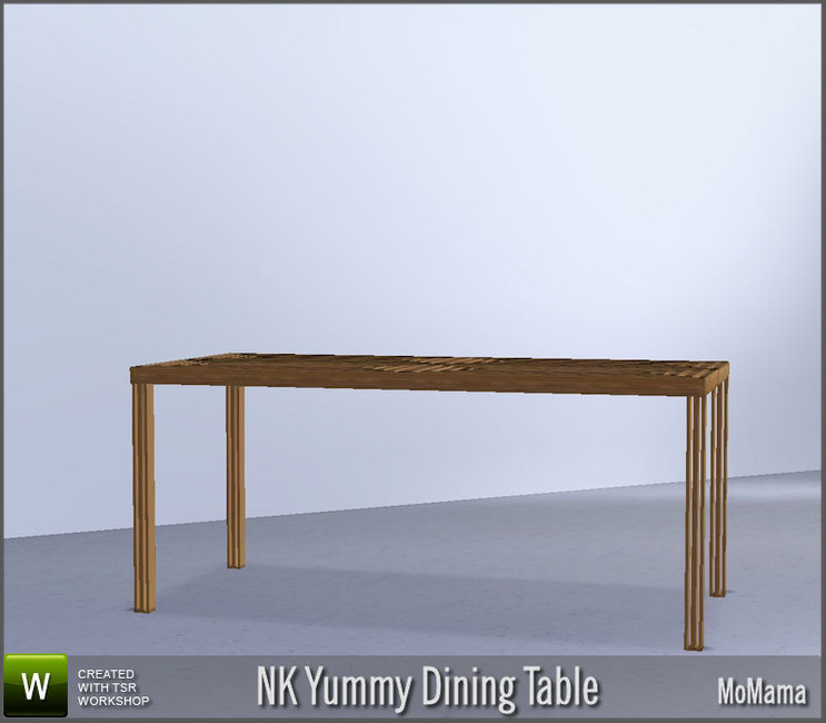 The Sims Resource - NK Yummy Dining Table