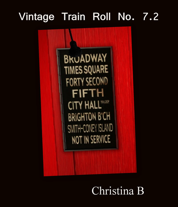 The Sims Resource - Vintage Train Roll No. 7