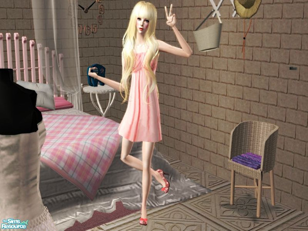 The Sims Resource | Princess Dress Pink
