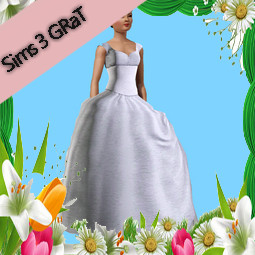The Sims Resource | Gown dress