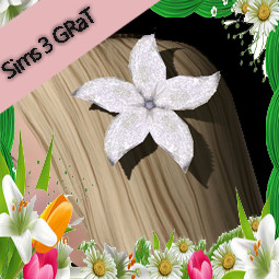 The Sims Resource | Wedding Flower hair accessories