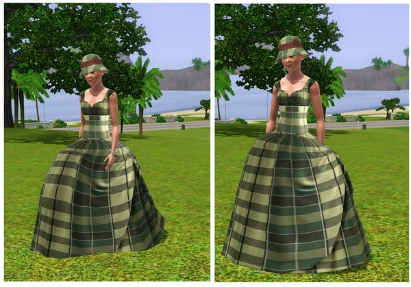 The Sims Resource | Gown dress