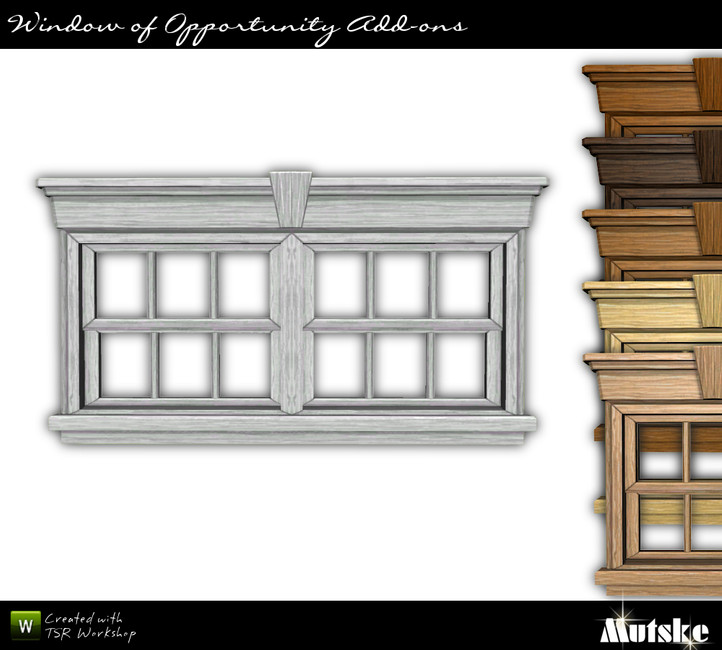 The Sims Resource - Window Colonial 2x1 Privat Double Hung