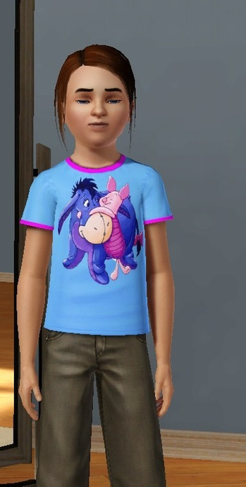 The Sims Resource | Childs Eeyore T-shirt